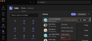 How To Block Calls In Microsoft Teams