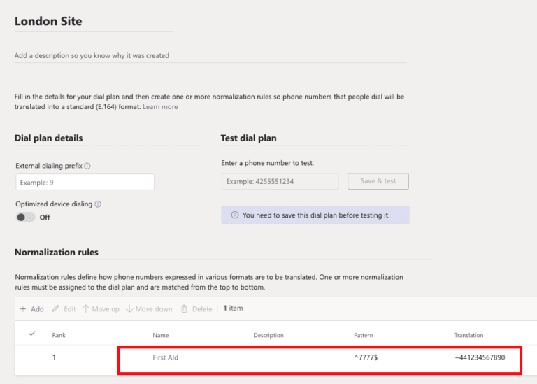 Microsoft Teams Dial By Extension