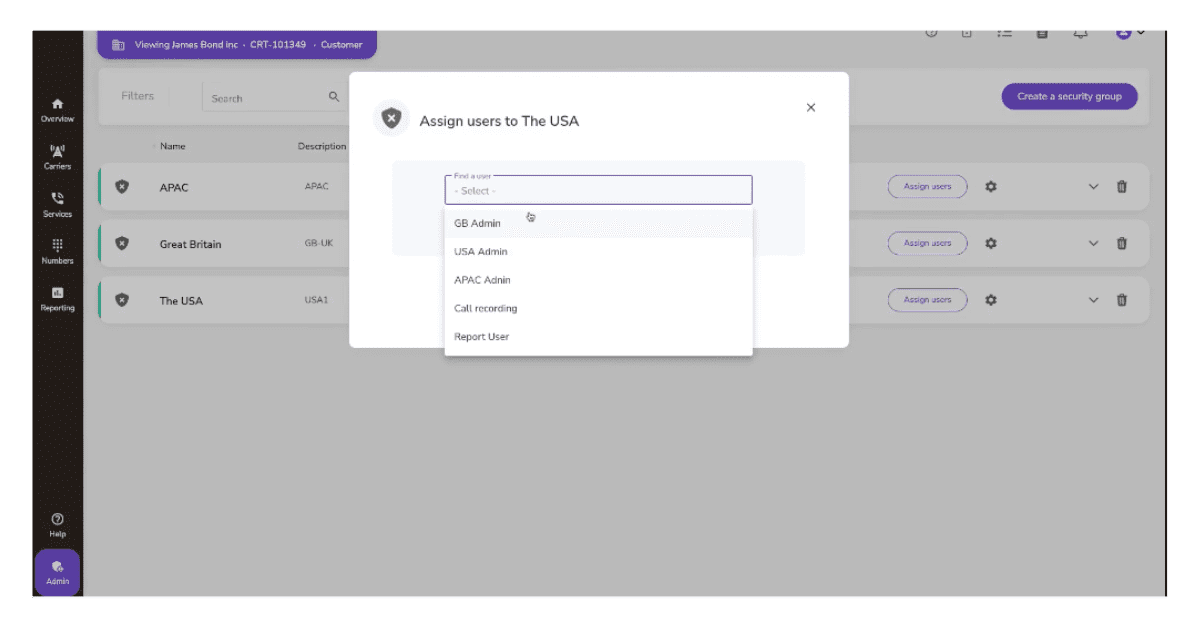 Granular Roles-Based Access Control | Callroute